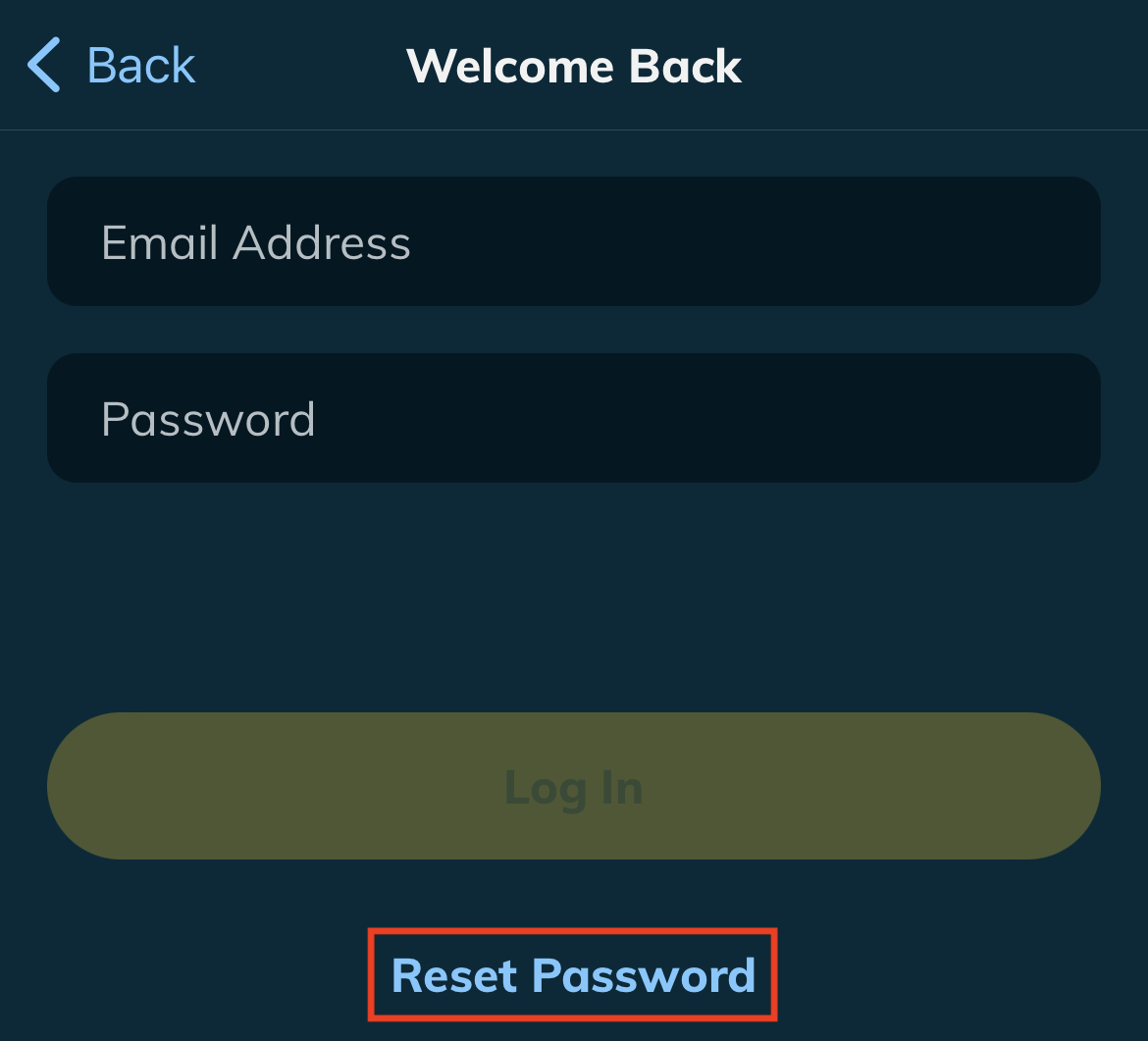 Reset your password – EVgo